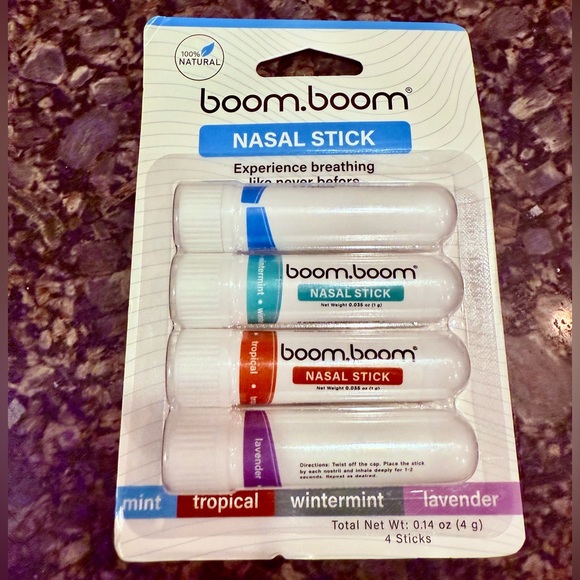 BoomBoom | Other | Boom Boom Nasal Stick 4 Pack Mint Wintermint ...
